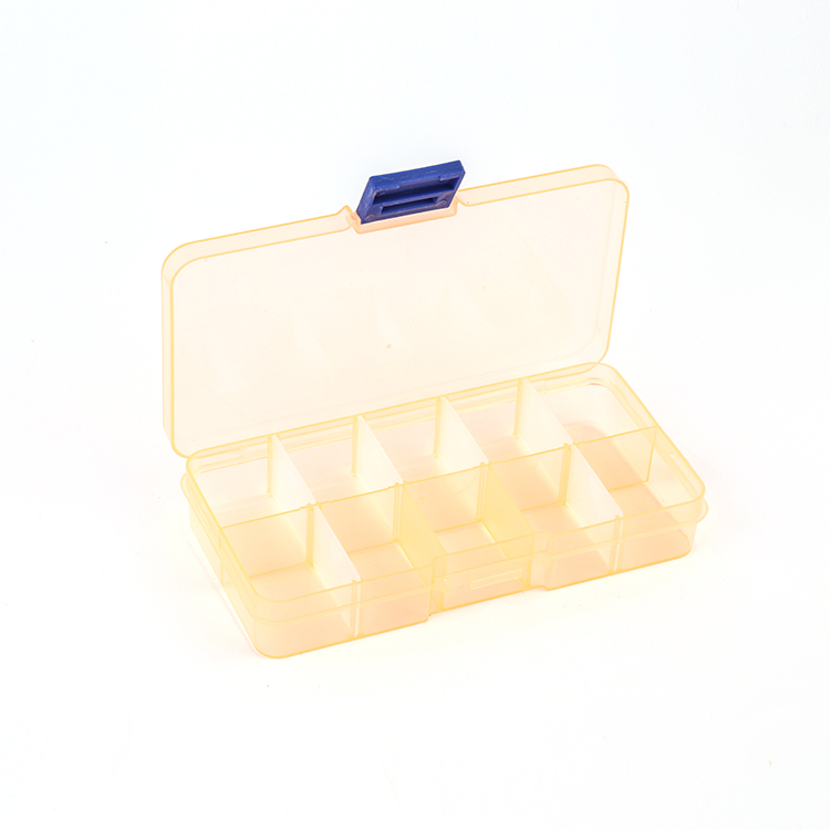 Divided Storage Boxes - Set of 10 Grids Clear Organizer