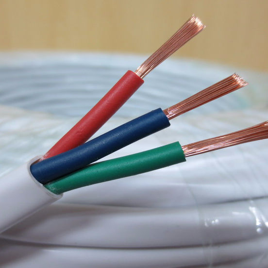 AOBEST H05VV-F Flexible PVC Insulated Power Cable - 3x6mm2