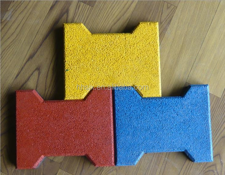 Waste Tire Rubber Floor Tile Production Line / Recycled Rubber Roofing ...