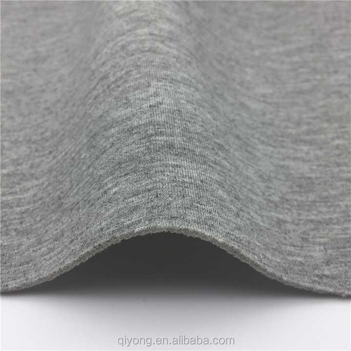 High Grade Double Side Light Grey Melange Color Fabric
