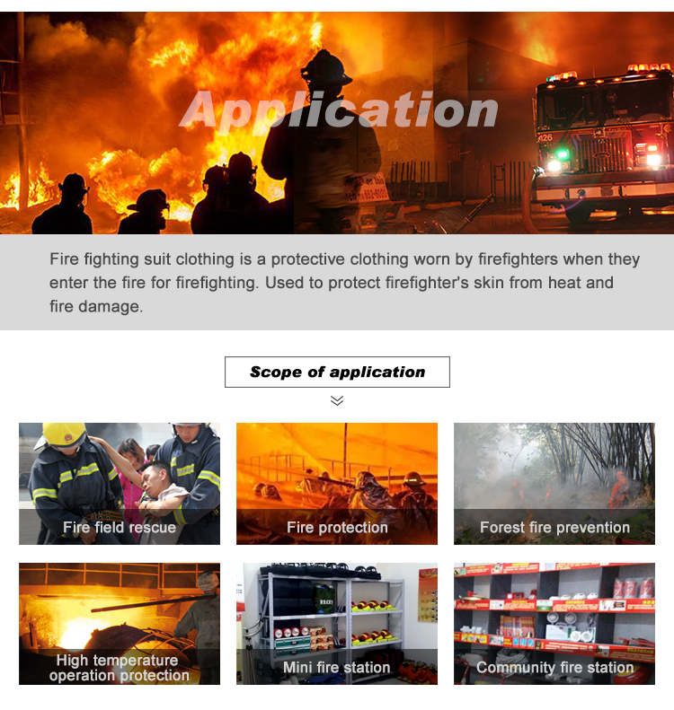 EN 469 Firefighter Suit, Fire Suit, European Standard Fire Suit Fire ...