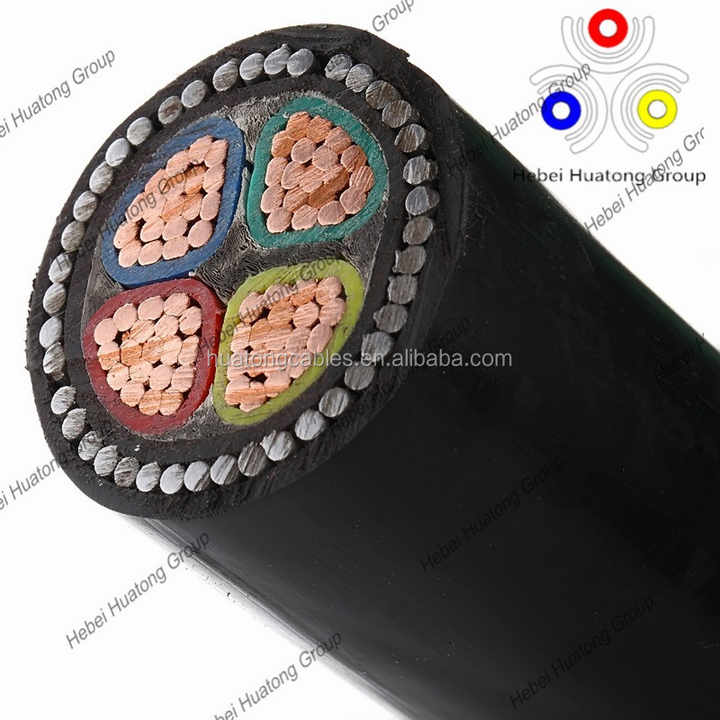 NYRY Underground 4 Core Armoured Power Cable - XLPE Insulation