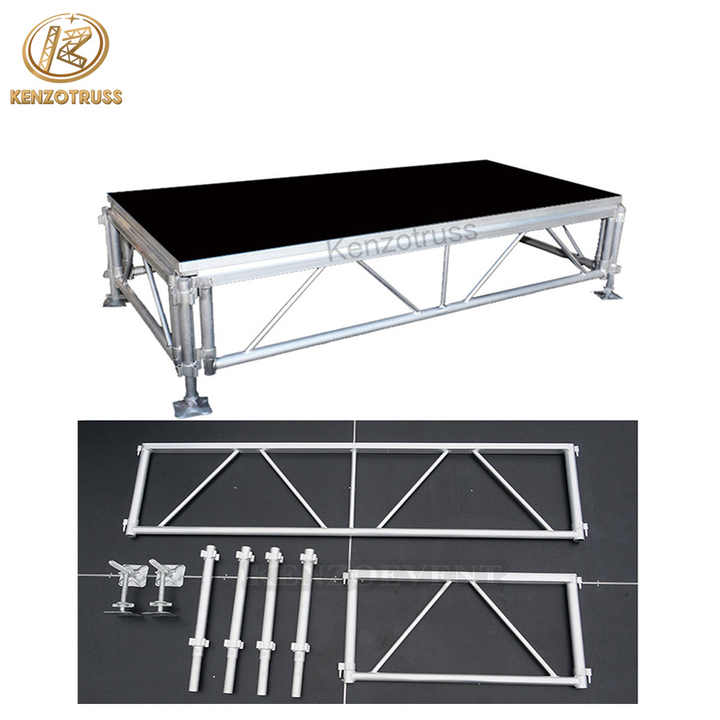 4x4ft Aluminum Stage Platform - Ideal for Outdoor Concerts