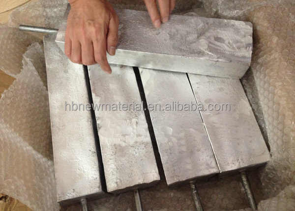 Low Price Zinc Ballast Tank Anodes for Marine Protection
