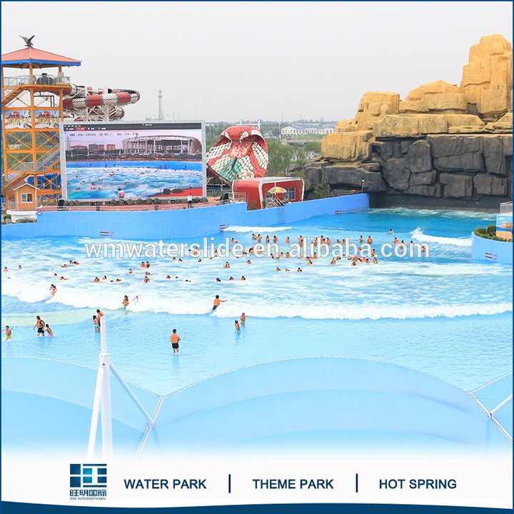 Outdoor waterpark equipment swimming pool wave machine for wave pool ...