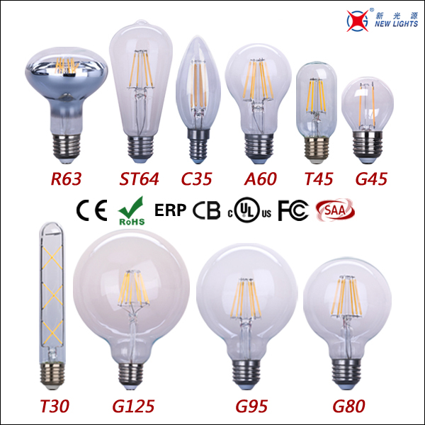Decorative Filament Light Bulbs - Vintage & Custom