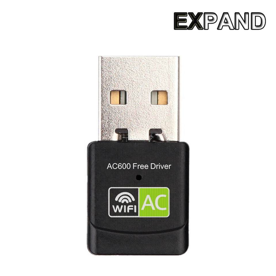 Free Driver AC600 Dual Band USB WiFi Dongle - 600Mbps Wireless Adapter ...