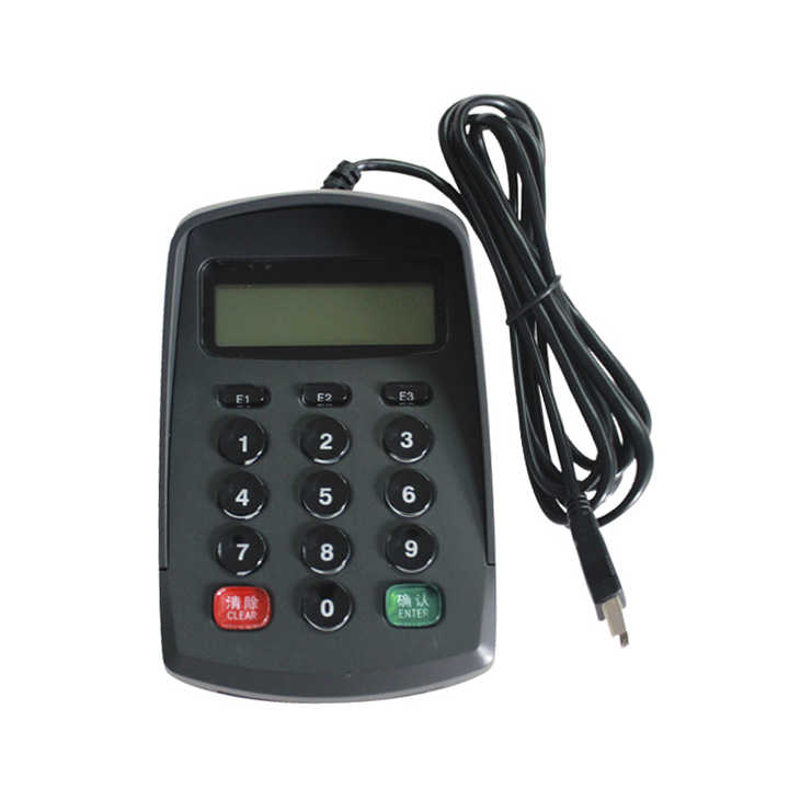 KB15 USB Bank POS Number Keyboard with Display - Secure & Efficient