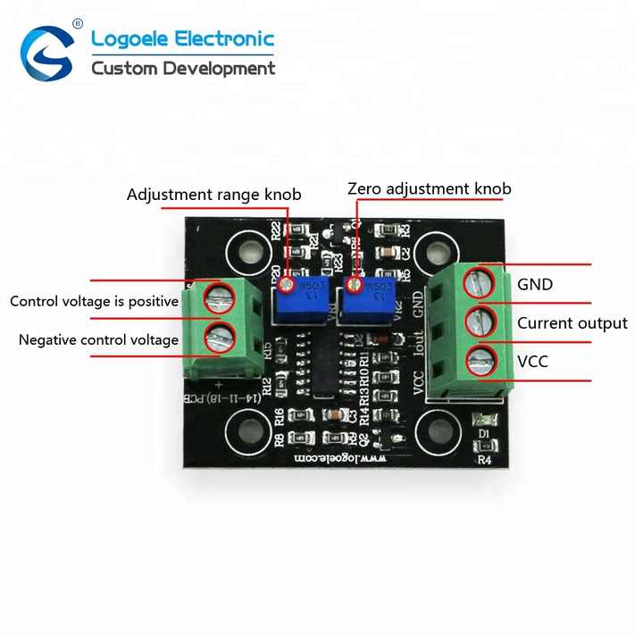 0-3.3V 0-10V 0-15V 0-5V to 4-20ma Module - Voltage to Current Converter