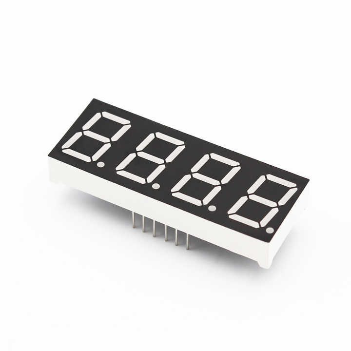 Four Digit 5641AS 7 Segments LED Display - Datasheet & Pinout