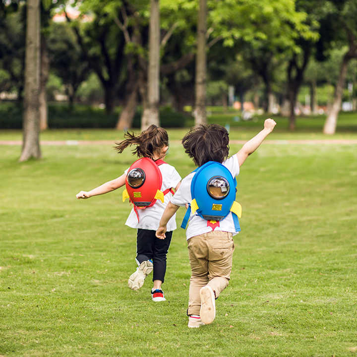 Supercute Zain Cartoon - Waterproof Rocket Shape Backpack
