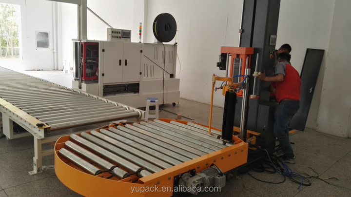 Conveyor Stretch Wrappers - Fully Automatic Pallet Wrapping