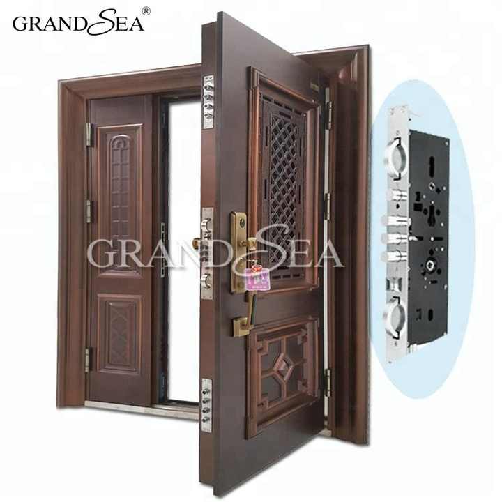 Modern House Iron Security Door Stainless Steel Mesh Designs