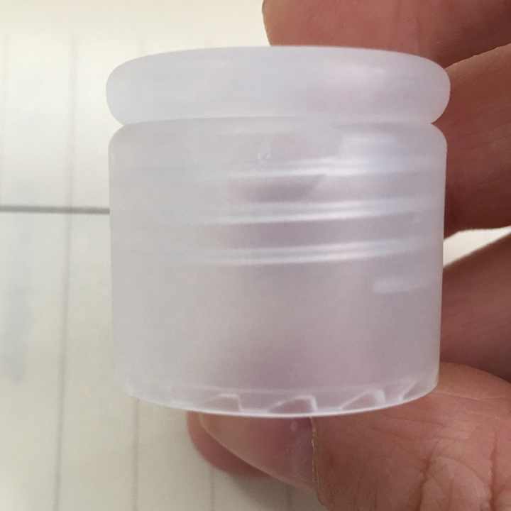 Plastic PP Matte Cap Clear Flip Top Bottle Cap 24mm Plastic Cap ...