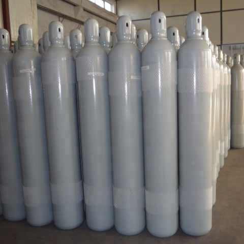 Red Color Seamless Steel CO2 Cylinder for Medical Gas