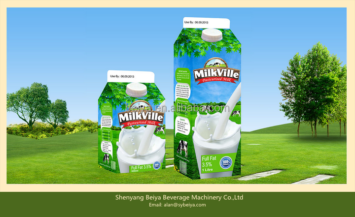 Fermented Milk Carton Packaging Machine - BEIYA BW-1000