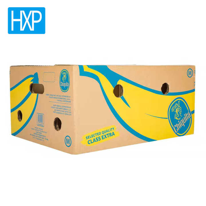 Standard Size Banana Carton Shipping Box - Durable & Recycled
