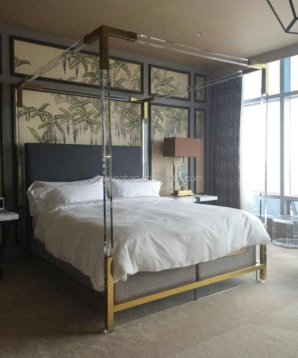 New 2018 Acrylic Clear Bed Frame Lucite Bed - Elegant & Durable