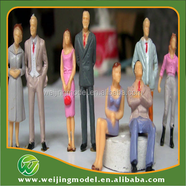 2026 Hotsale 76mm 1/25 Plastic Scale Model Human Figure DIY Sand Table ...