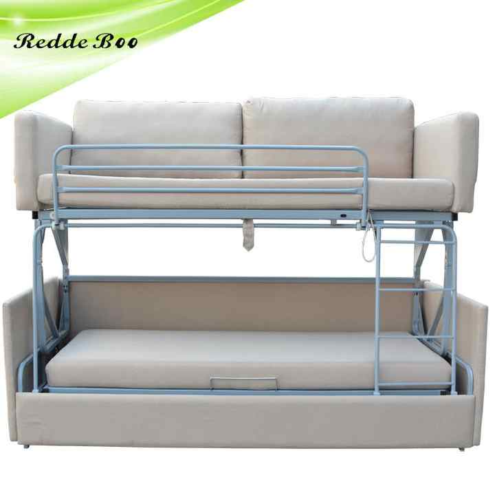 Modern Beige Metal Folding Sofa Bed for Living Room & Hotel - OEM