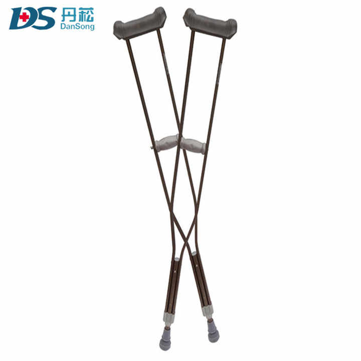 Adjustable Underarm Walking Stick - Medical Aluminum Crutches