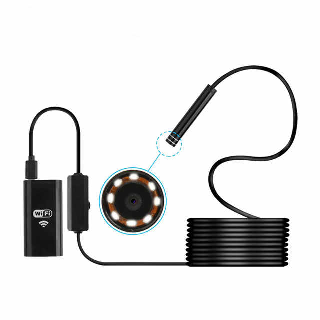 BESNT Sewer Detection with Small and Long Wifi Endoscope Camera 8mm ...