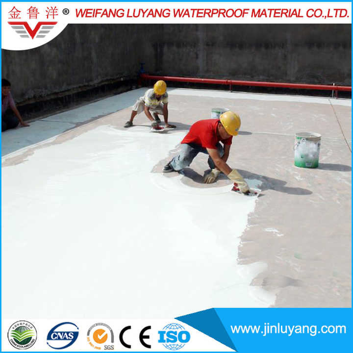 JIN LU YANG Silicone Rubber Waterproof Coating for Concrete Flat Roofs