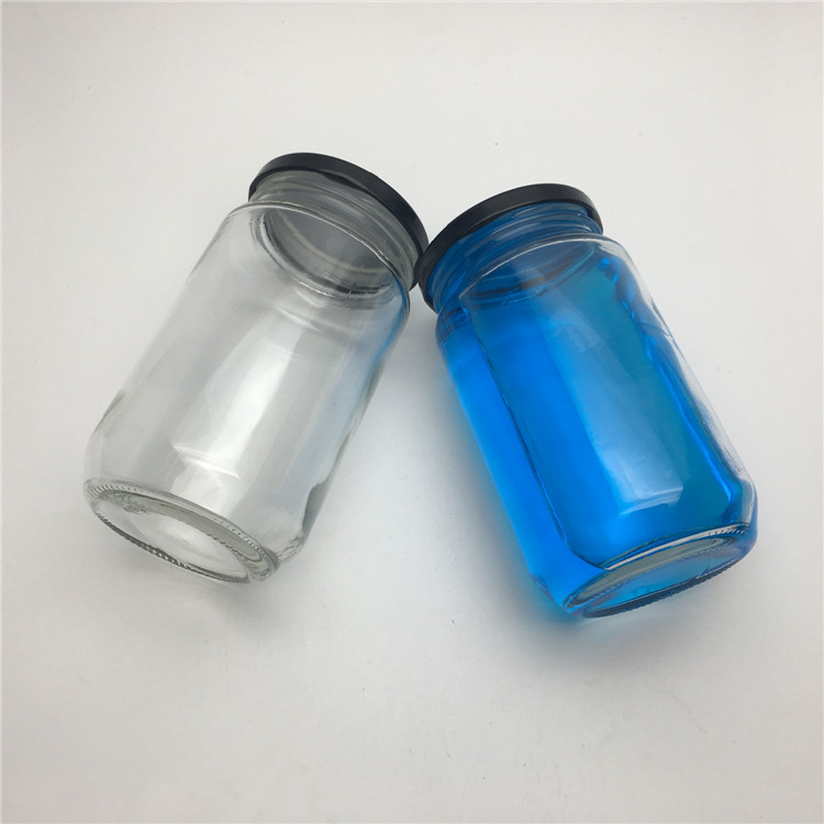 Recycled Glass Jars - Eco-Friendly Square Candle Containers