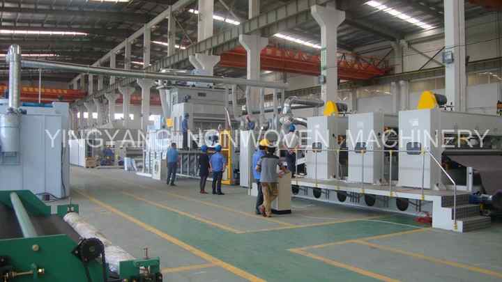 AIRLAY WASTE FLET PRODUCTION LINE - Automatic Nonwoven Machine