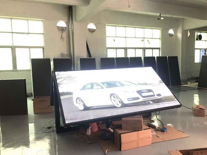 Double Sided Advertising Sign Board P10 - Full Color LED