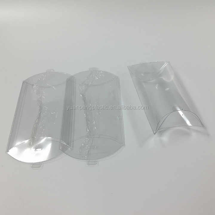 Custom PVC Plastic Pillow Packaging Box for Gifts & Crafts