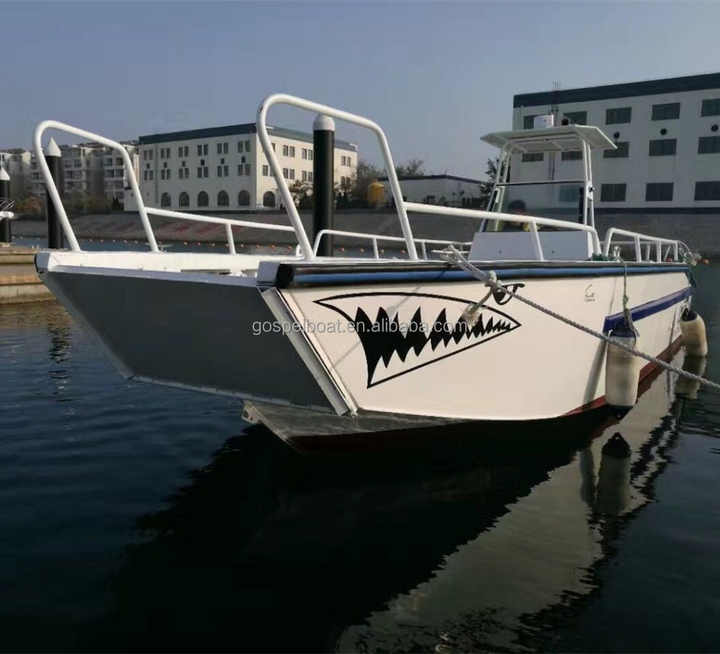 8m Aluminum Landing Craft Work Boat for Sale - 2 Tons Capacity