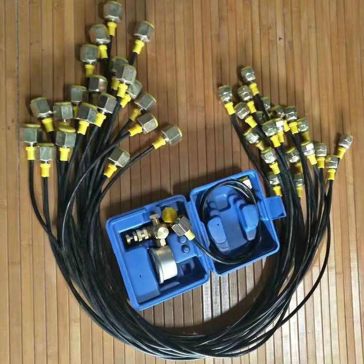 Medidor de carga de gas N2 Kits de carga de nitrógeno con botella para ...
