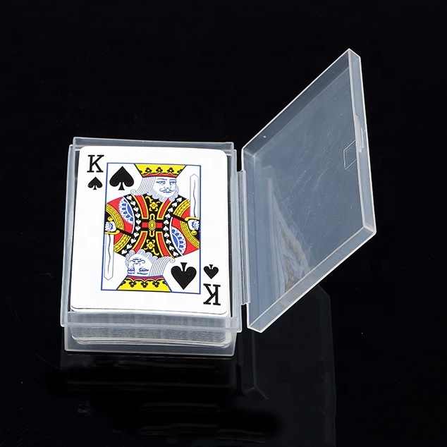Plastic Playing Card Box Case - Recyclable & Customizable