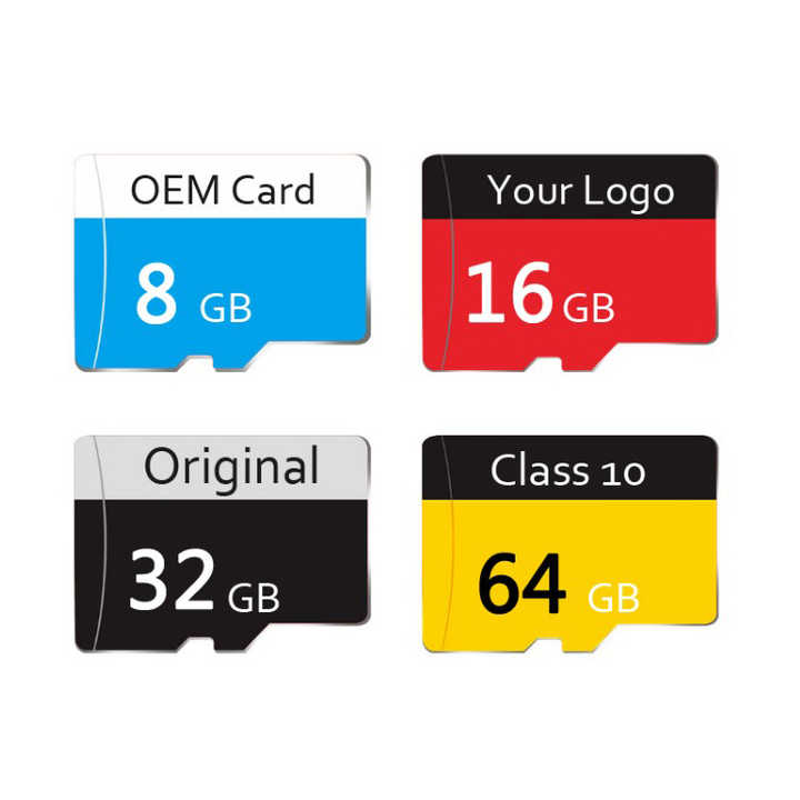 Memory Card Sd Custom Logo 4gb 8gb 16gb 32b 64gb 128gb Factory Price ...