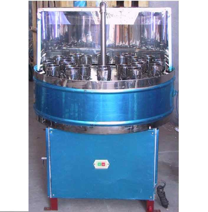 Manual Plastic Bottles Purified Water Cleaning Machine 30 Heads