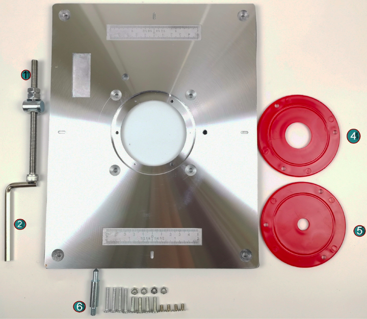 300*235mm Router Insert Plate Circular Insert Plate For Table Router ...