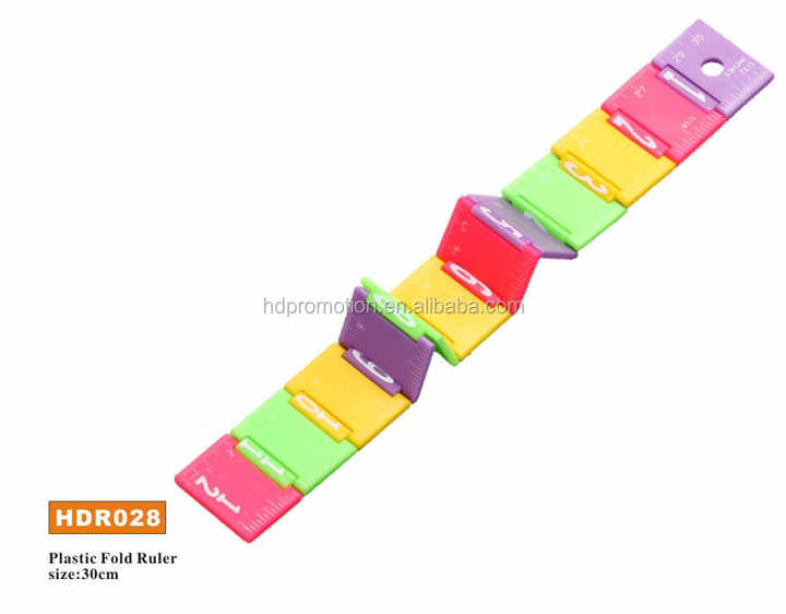 Funny Folding Plastic Ruler - Durable & Versatile Tool