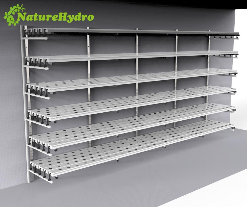 PVC Pipe Hydroponic System - 100*50mm NFT Channel White