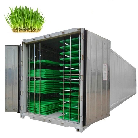 Multi-function Hydroponic fodder processing system /Barley grass ...