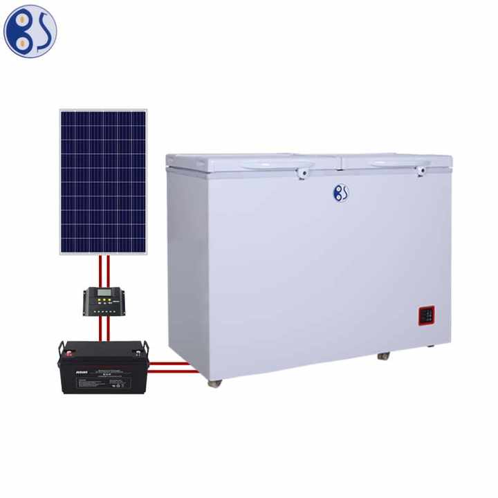 BR233F DC 240L Solar Refrigerators Deep Freezers - Efficient Cooling
