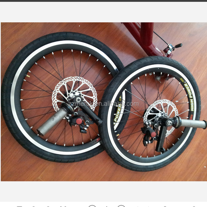 20 Inch Aluminium Alloy Bicycle Wheels with Disc Brake & Tire - Custom OEM