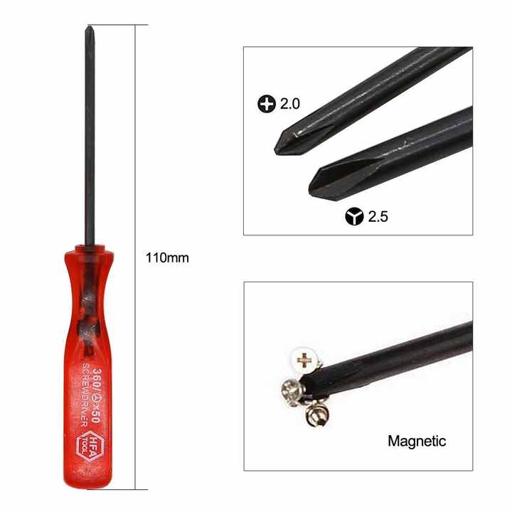 + Cross Tri Wing Y Tip Screwdriver Screw Driver for Nintendo Wii GBA SP ...