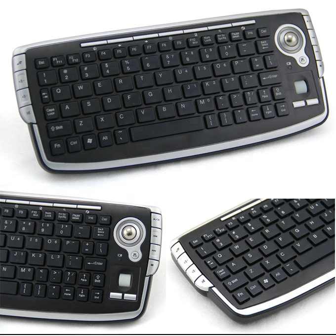 Mini Wireless Keyboard with Trackball Mouse for Android