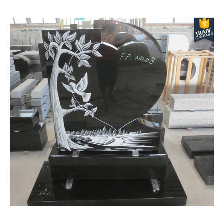 SHIHUI Granite Tree of Life Headstone - Unique Design