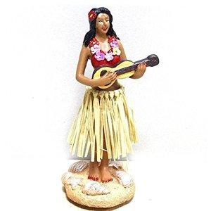 Hula Girl Bobble Heads - Customizable Hawaiian Souvenirs