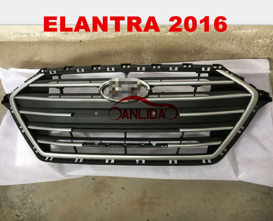 FOR 2016 ELANTRA FRONT GRILLE . CAR GRILLE 2017 86350-F2000 , WATER ...