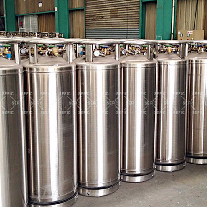 Large Production Industrial Gas Lox/lin/lar Dewar Cryogenic Liquid Oxygen Cylinder - Buy Dewar ...
