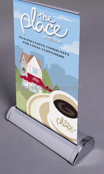 A3&A4 Mini Roll up Banner Pocket Desktop Roll Screen