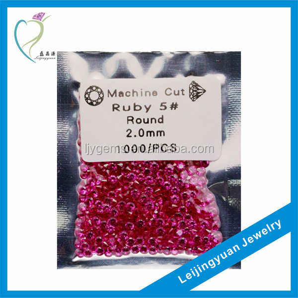 Lab created 5# ruby round brilliant cut 2mm red ruby gems| Alibaba.com